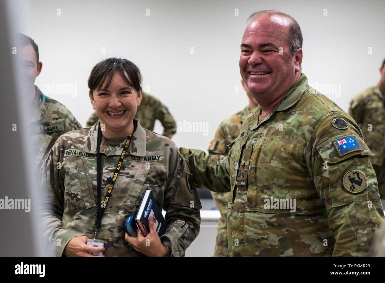 Australian Maj. Gen. Roger Noble, deputy commanding general – North for ...
