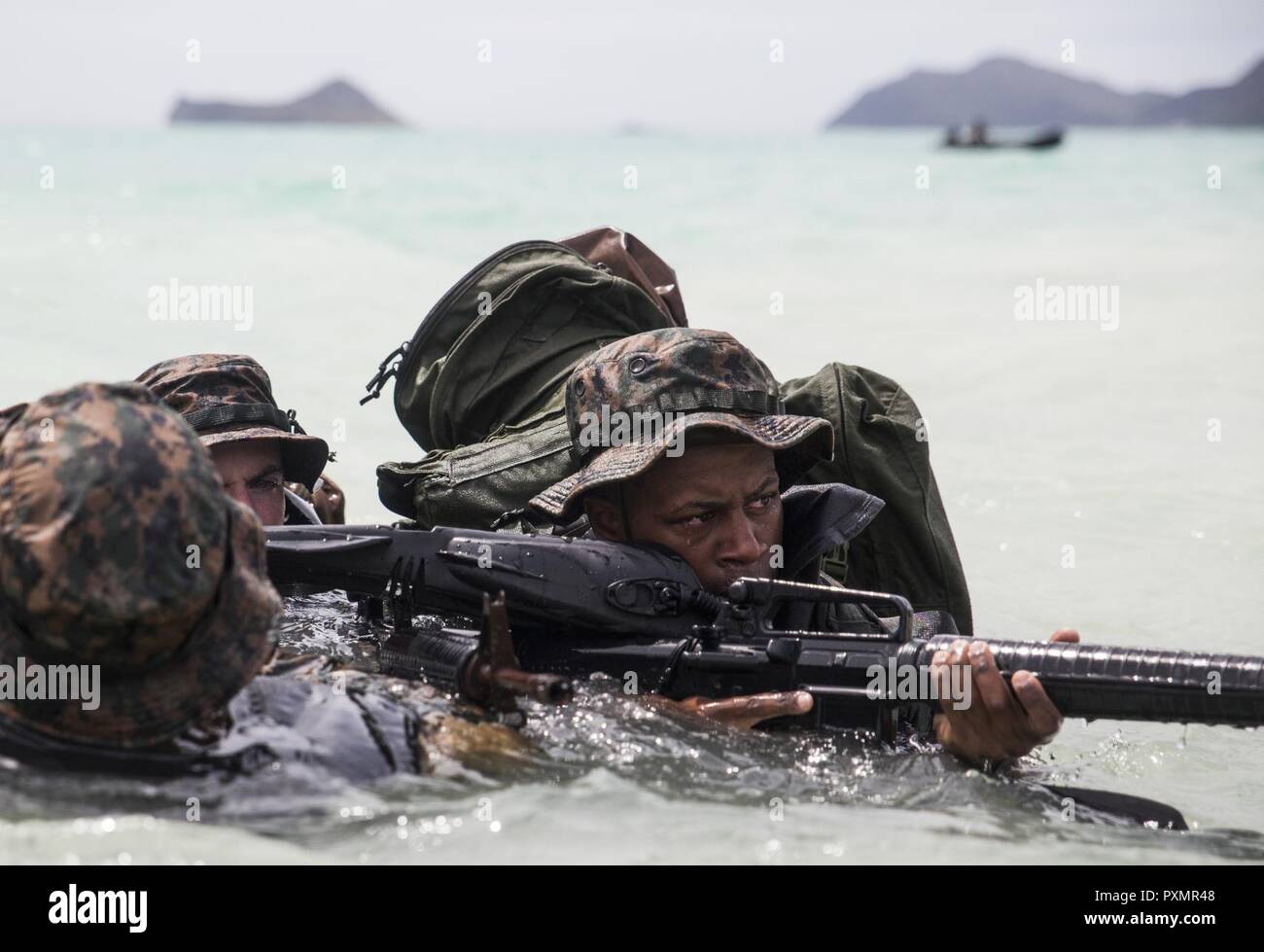 MARINE CORPS TRAINING AREA BELLOWS - Lance Cpl. Armanie Singletary, a ...