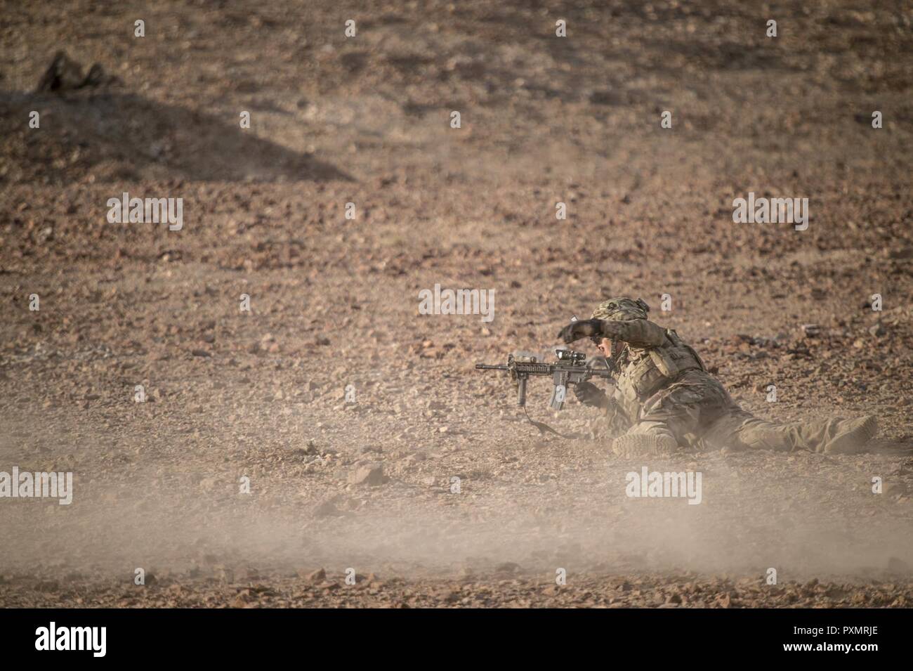 U.S. Army Soldiers of the East African Reaction Force, B Company ...