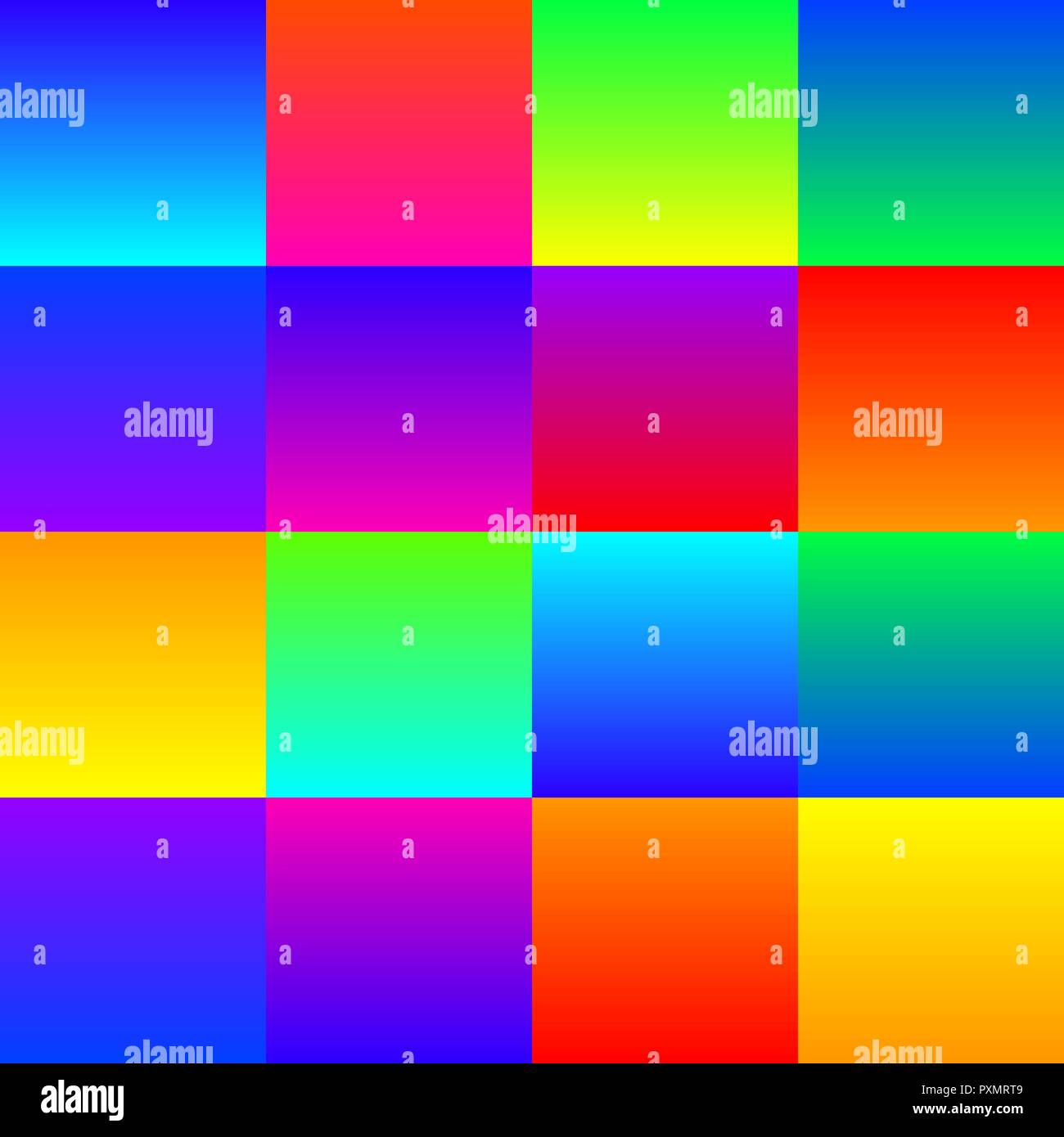 Set of color line gradients. Vector gems collection for border, frame ...