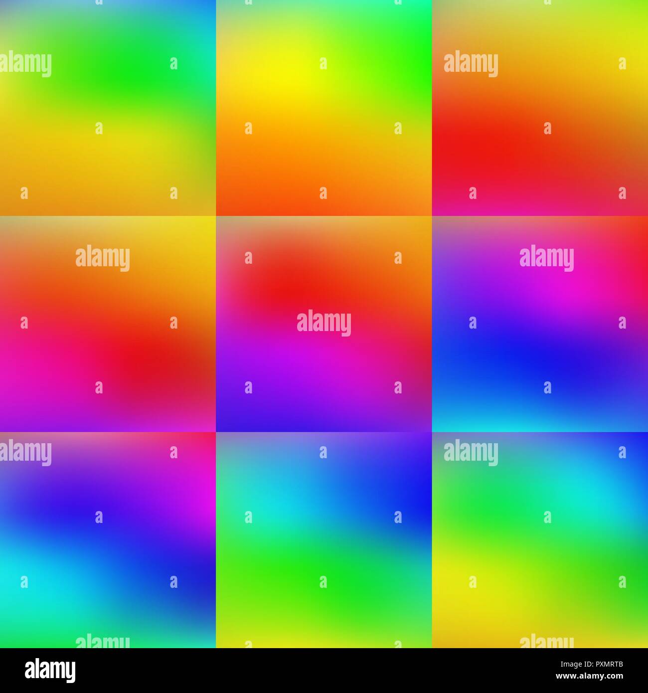 Set of Colorful smooth gradient color Background Stock Vector Image & Art - Alamy