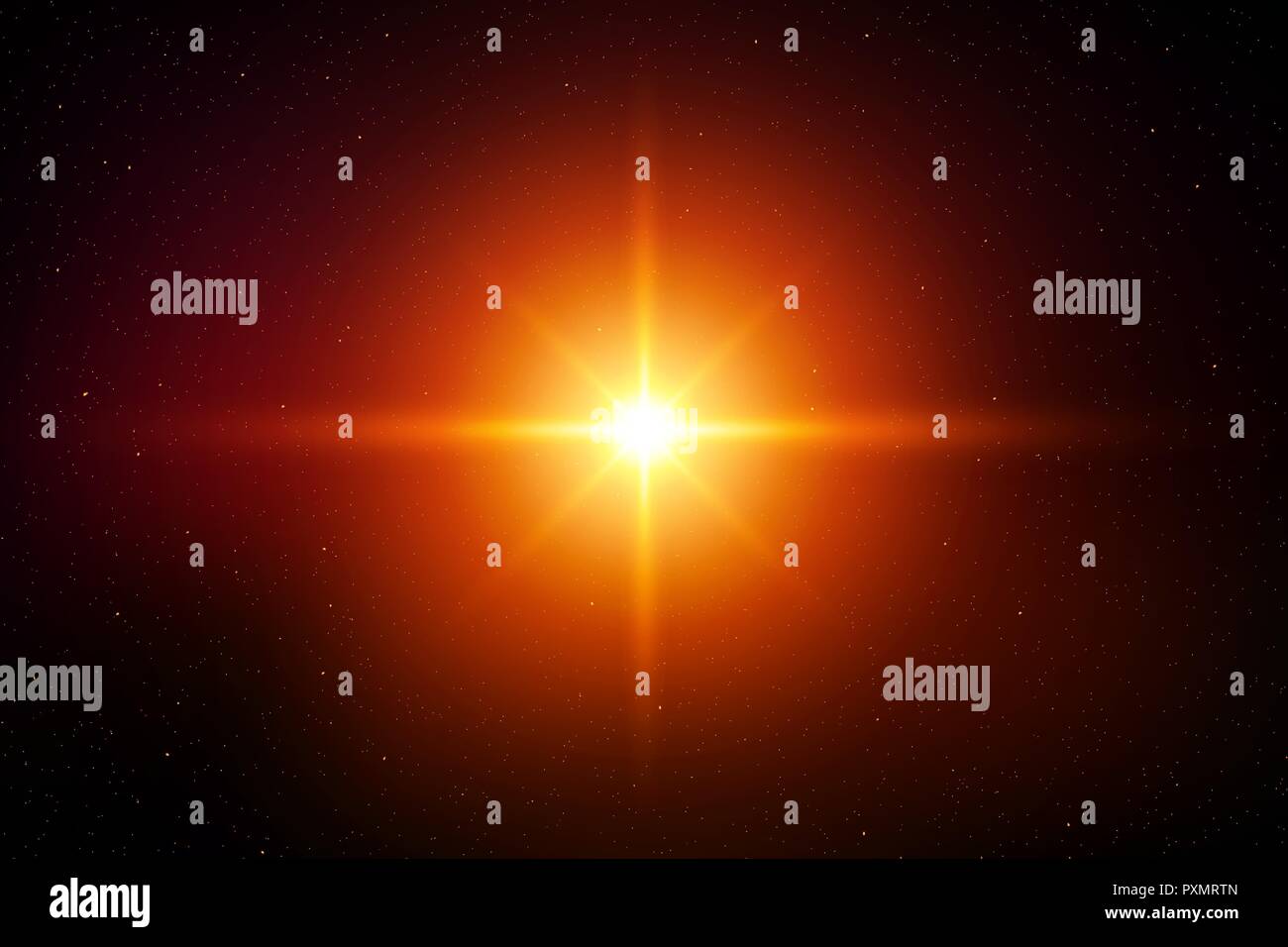 Light flash flare effect of glittering sun or star Stock Vector Image ...