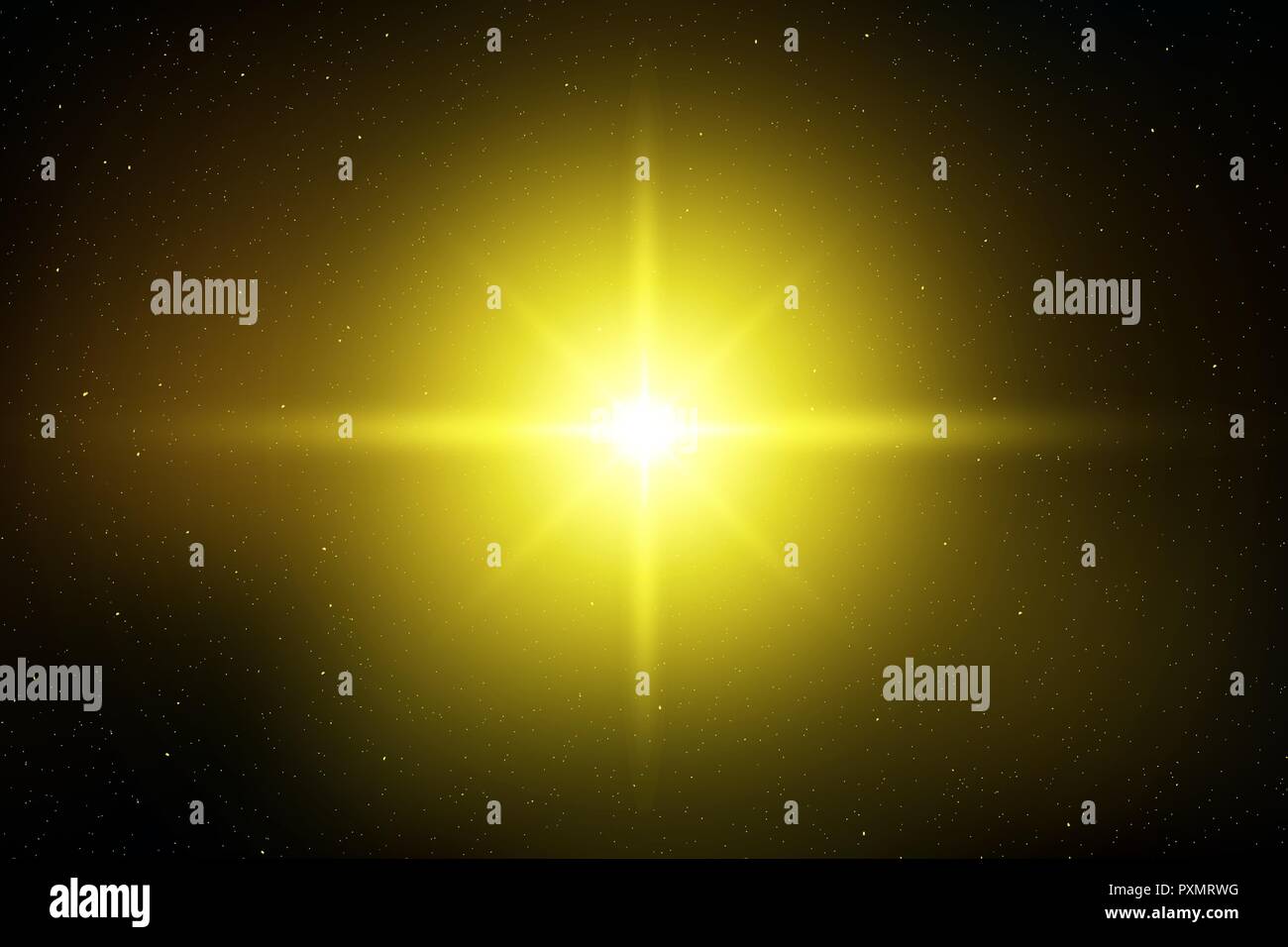 Glittering sun Stock Vector Images - Alamy