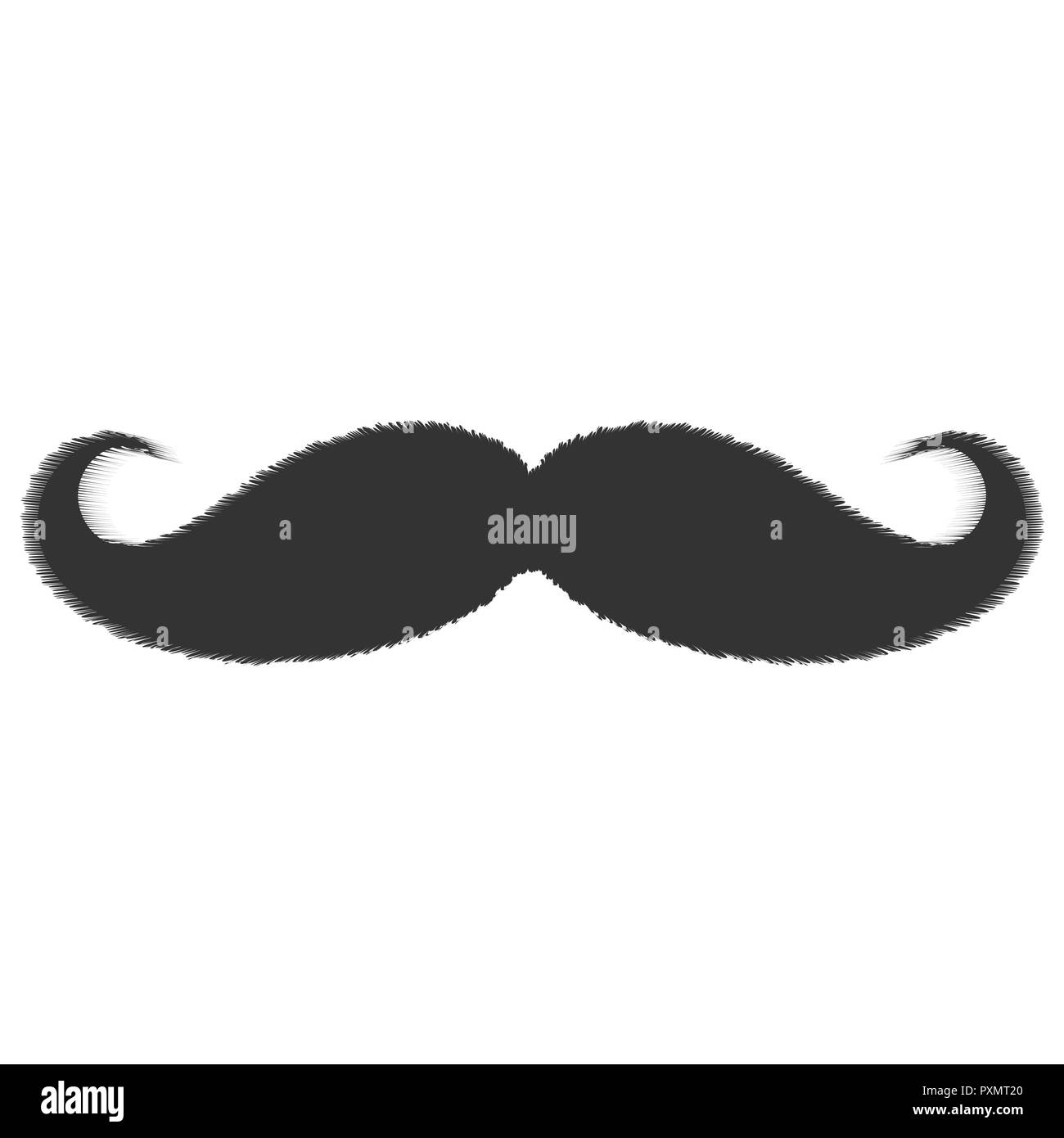 Simple mustache icon. Vector illustration for your design Stock Vector ...