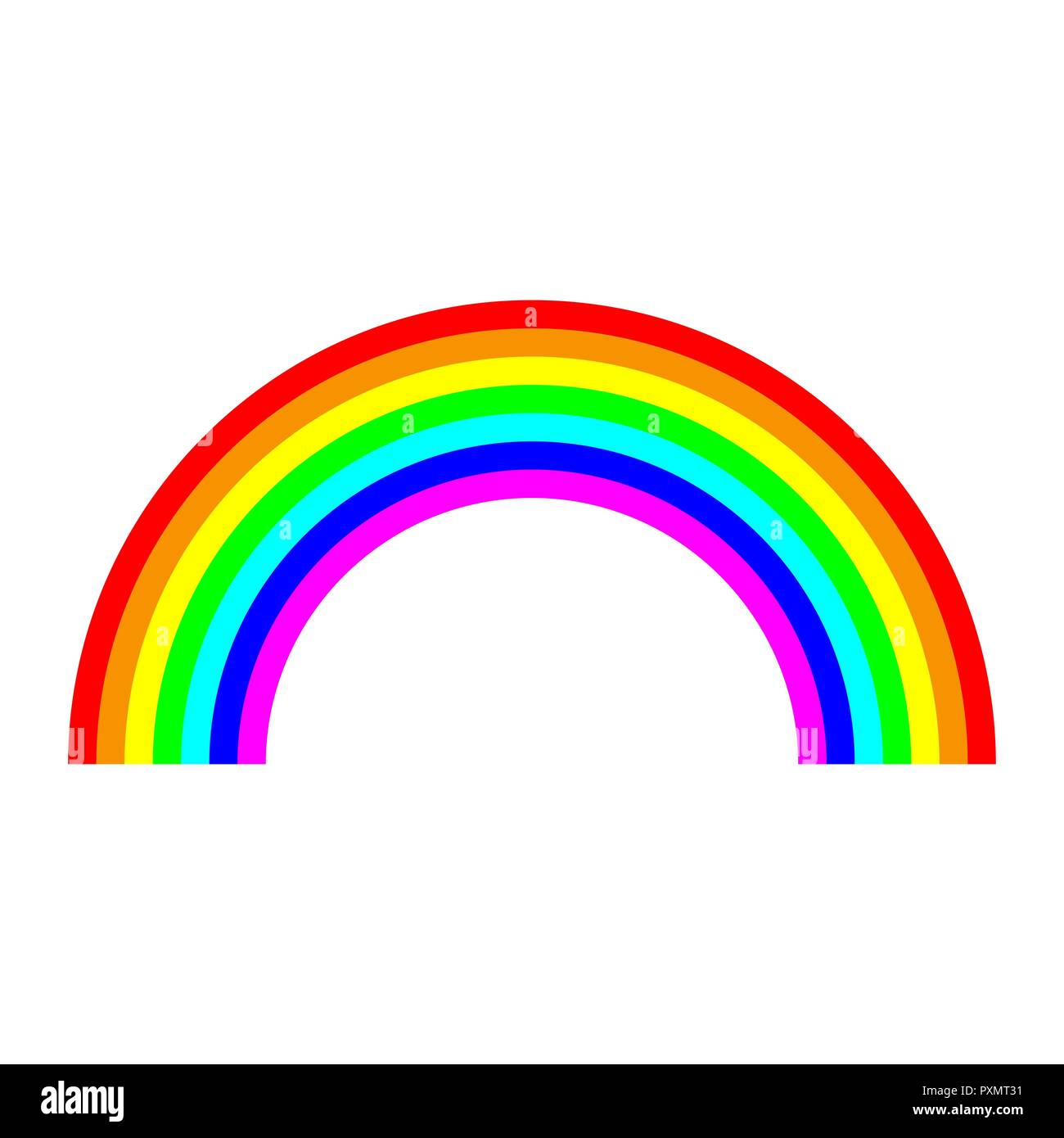Rainbow arc icon. Vector illustration. for your design Stock Vector ...