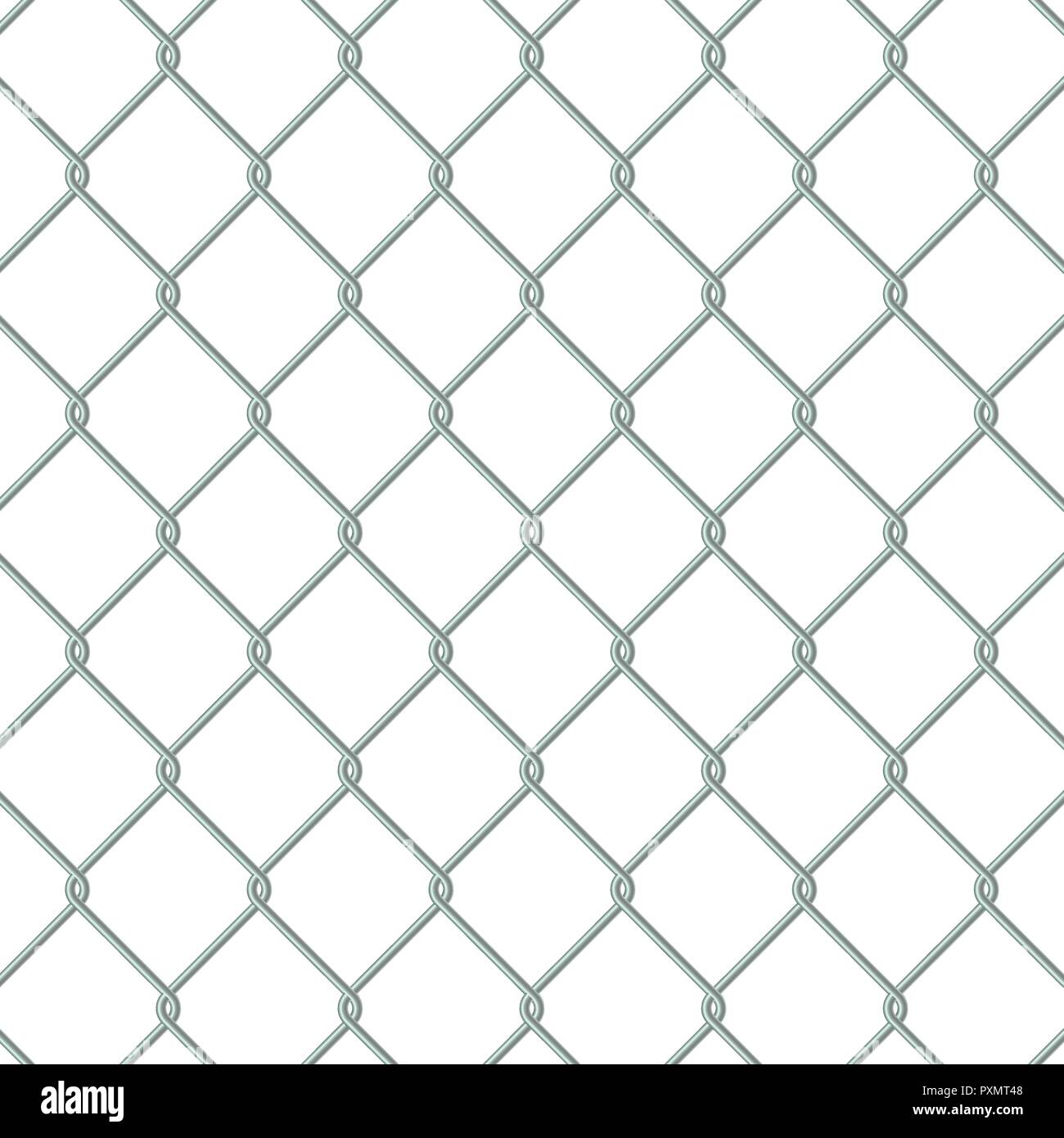 Metal Chain link fence Vector illustration for your design Stock Vector ...