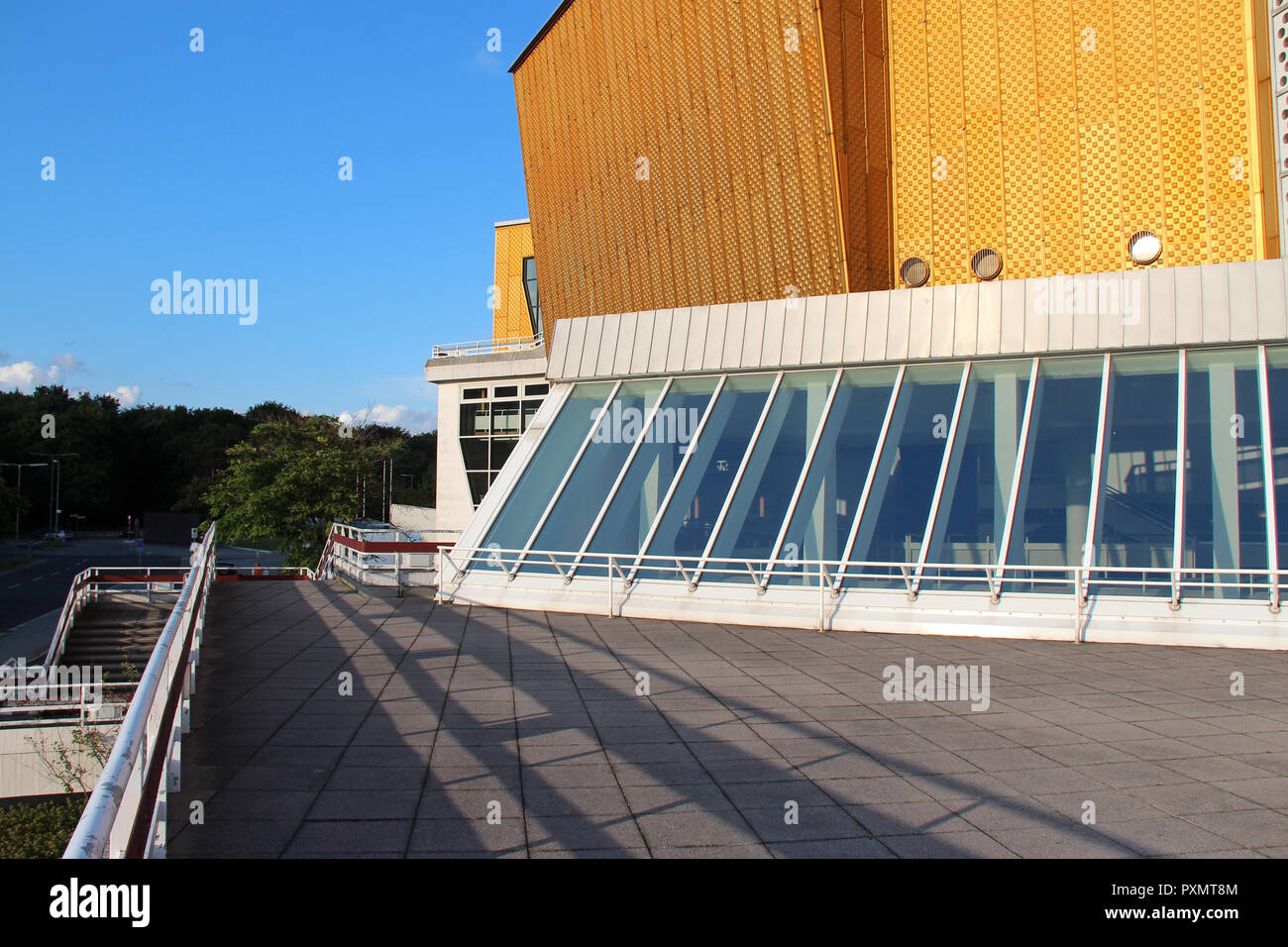 A concert hall (Philharmonie und Kammermusiksaal) in Berlin (Germany ...