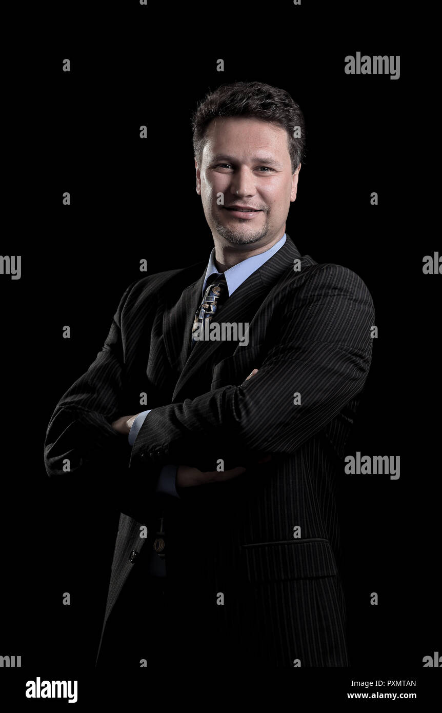 Portrait of serious senior man Stock Photo - Alamy