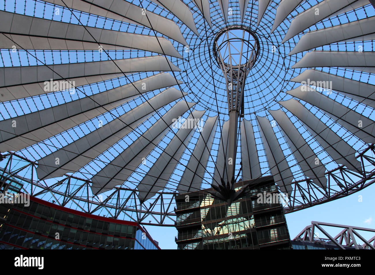 Canopy of sony center hi-res stock photography and images - Alamy