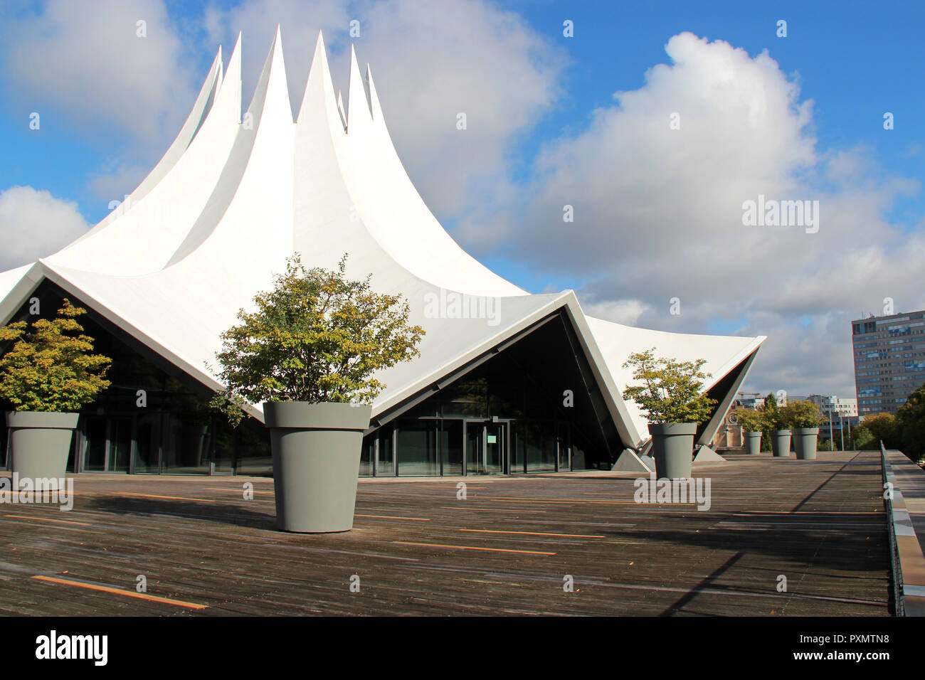 A modern building (Tempodrom) in Berlin (Germany Stock Photo - Alamy