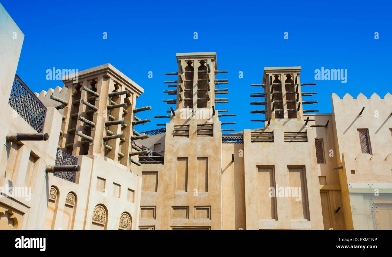 Traditional Arabian Wind Tower In High Resolution Stock Photography and ...