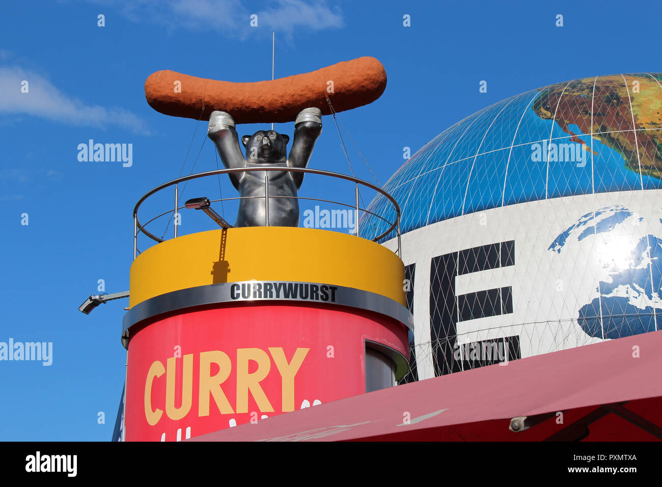 Fast-food in Zimmerstrasse in Berlin (Germany Stock Photo - Alamy