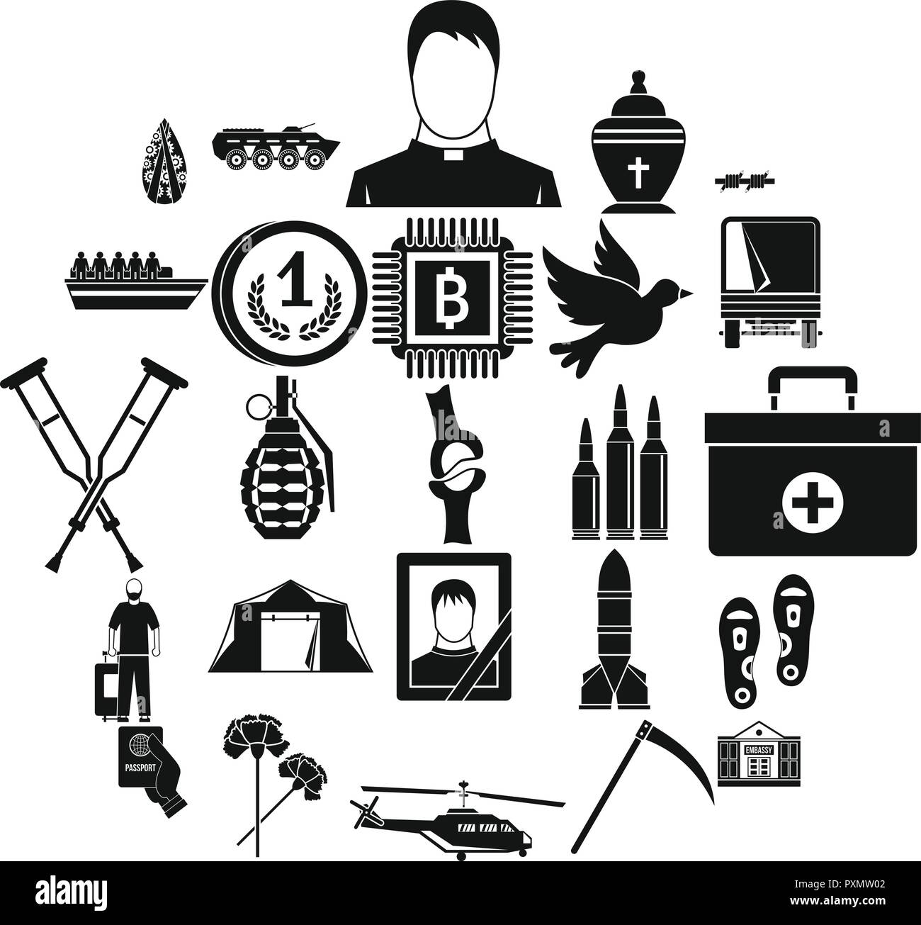 Wartime army base Stock Vector Images - Alamy