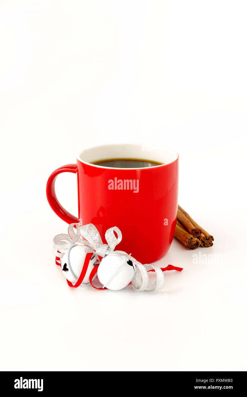 Christmas stick ribbon card Cut Out Stock Images & Pictures - Alamy