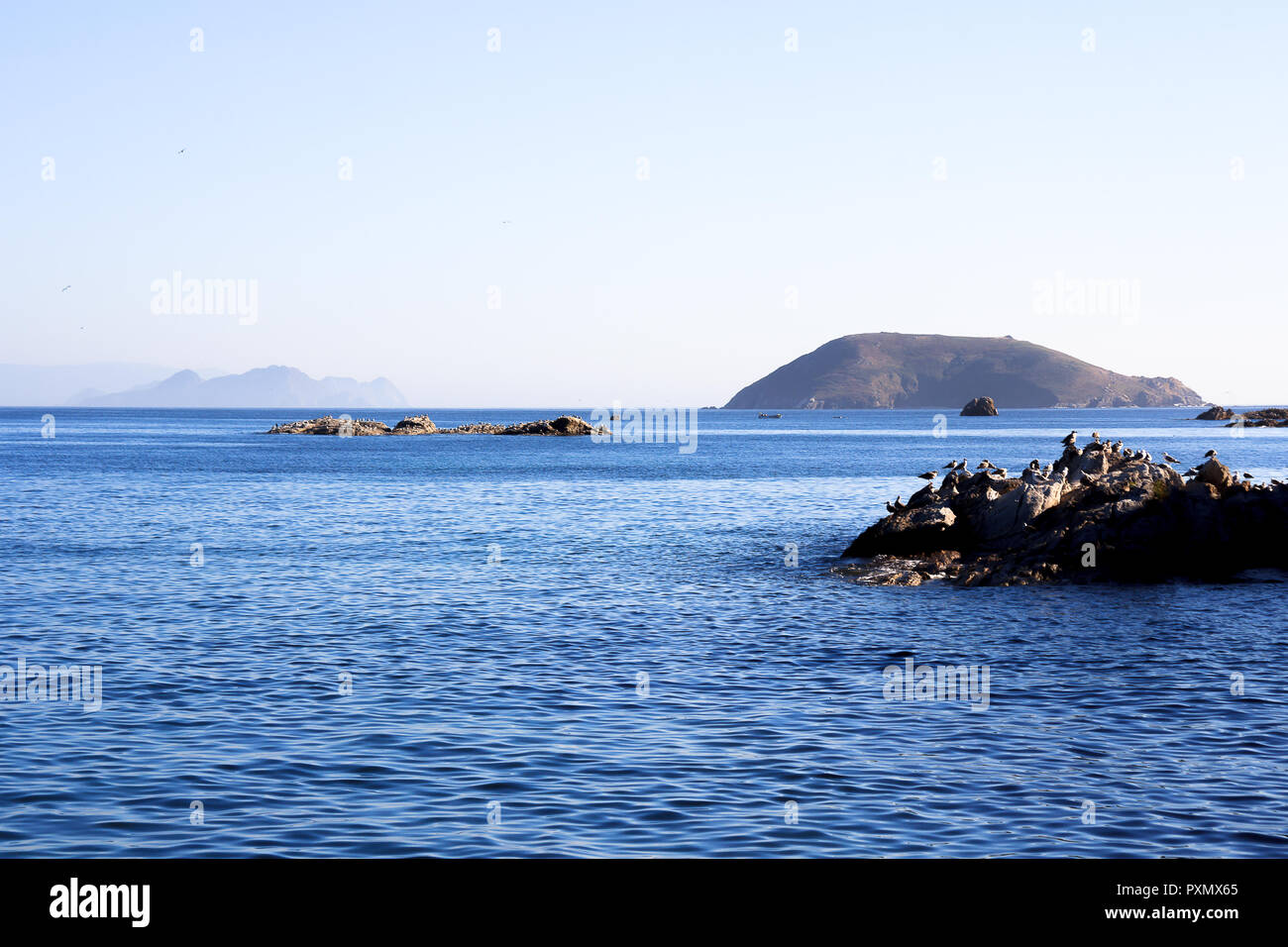 Isla de Ons Parque Nacional Islas Atlánticas de Galicia Stock Photo - Alamy