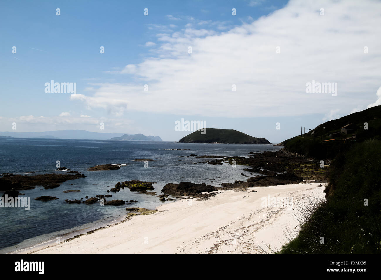 Isla de Ons Parque Nacional Islas Atlánticas de Galicia Stock Photo - Alamy