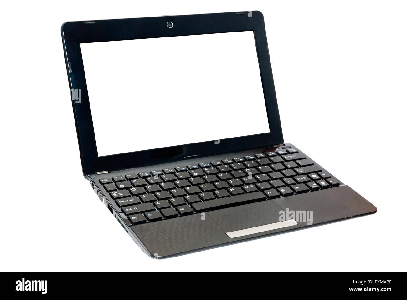 laptop isolated on a white background Stock Photo - Alamy