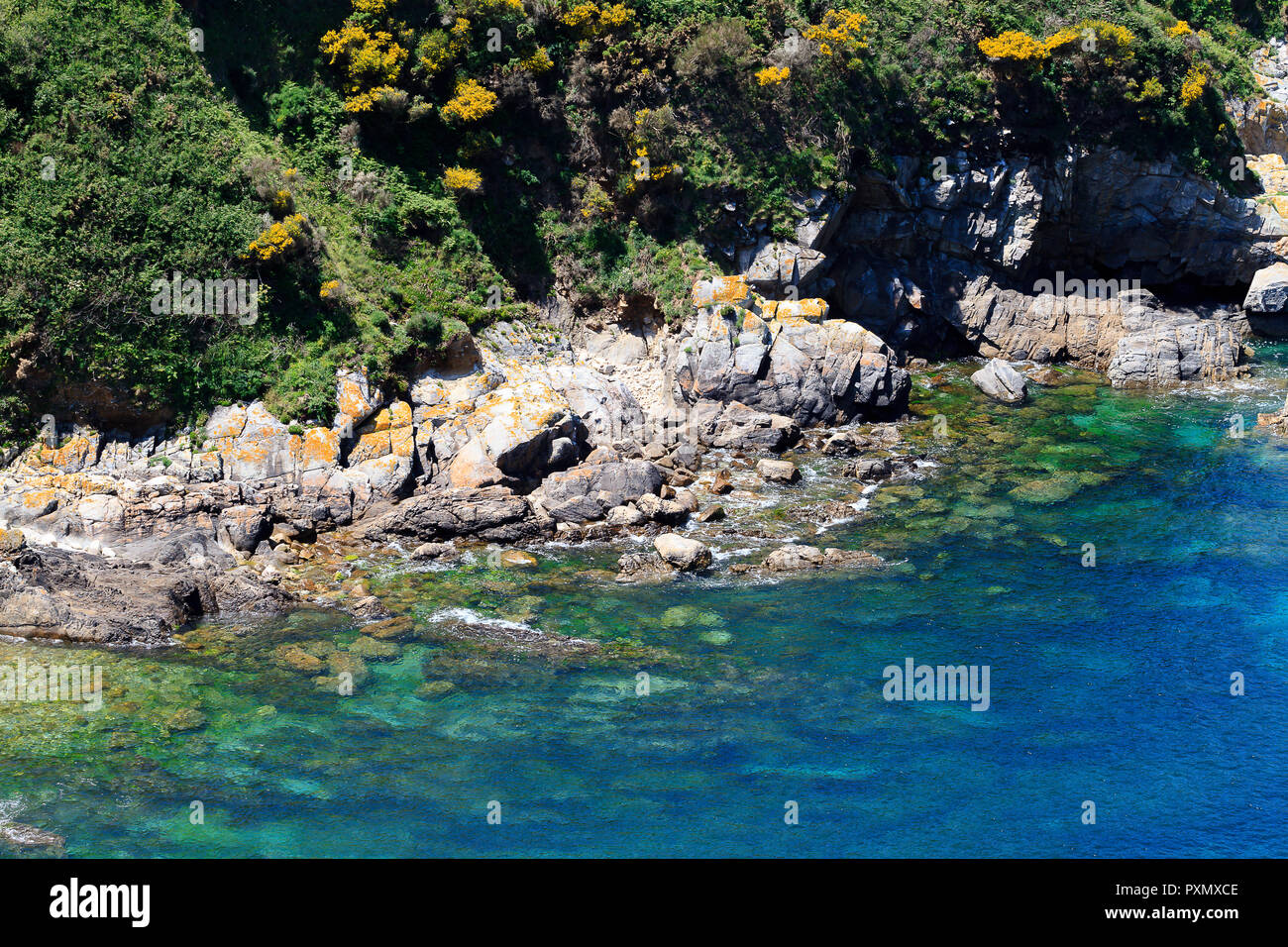 Isla de Ons Parque Nacional Islas Atlánticas de Galicia Stock Photo - Alamy