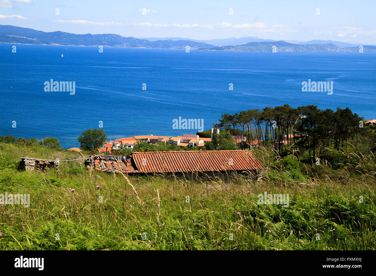 Isla de Ons Parque Nacional Islas Atlánticas de Galicia Stock Photo - Alamy