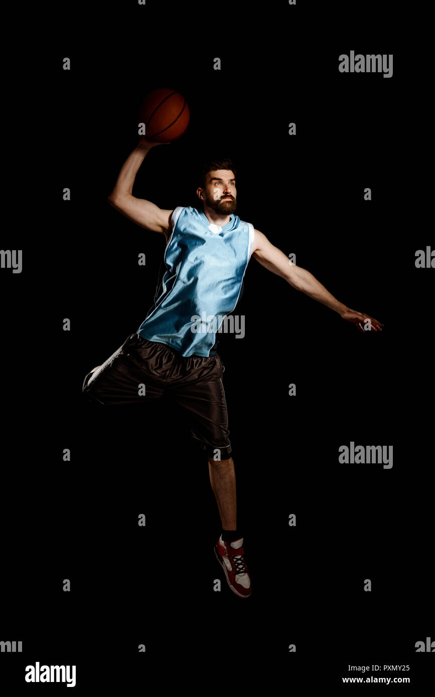 Basketball throw motion hi-res stock photography and images - Alamy