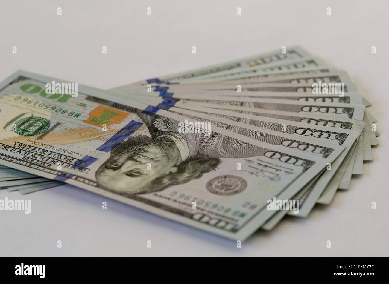 Dollar currency, American Dollars Cash Money with president portraits ...