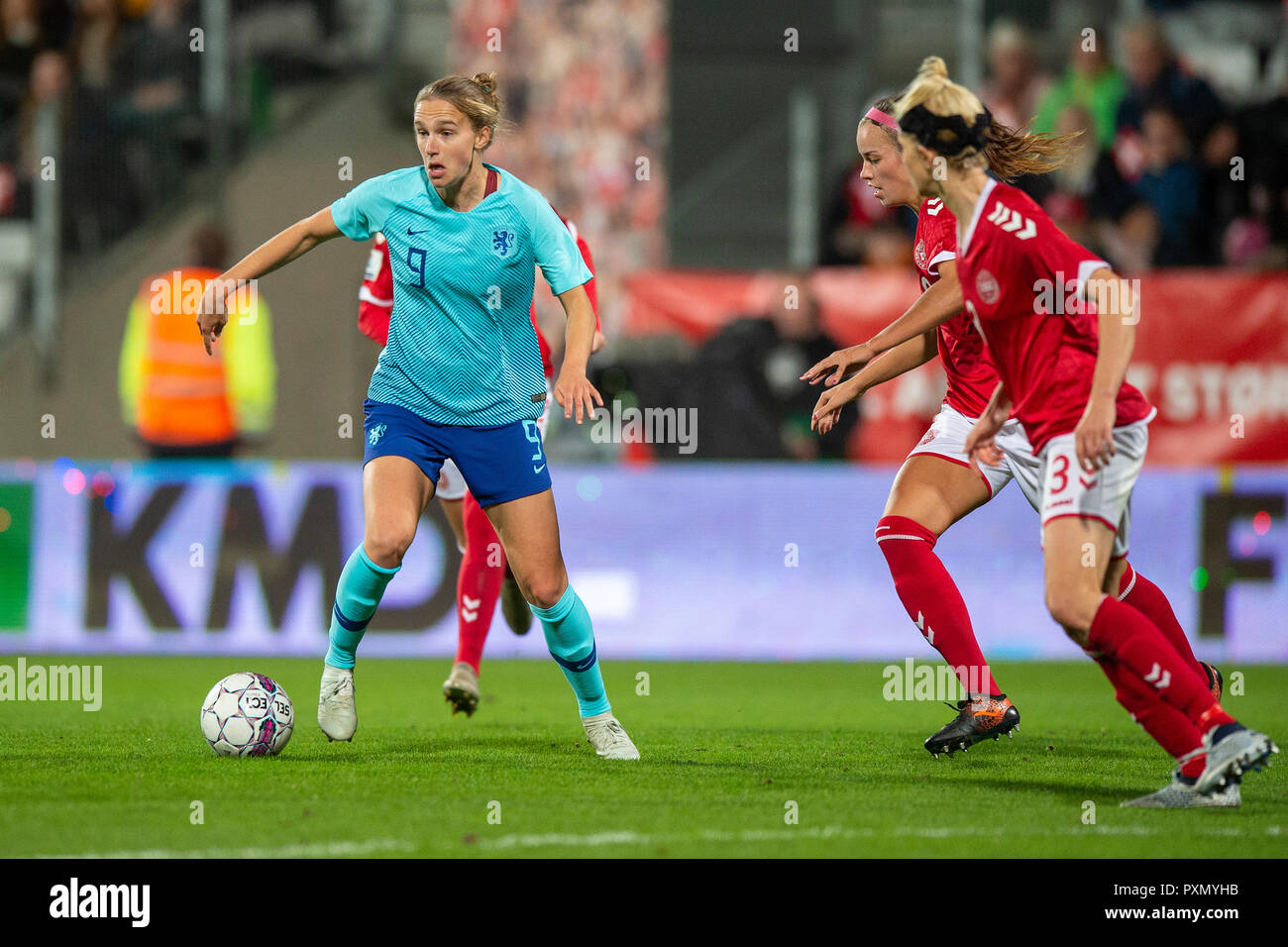 09-10-2018: Voetbal: Vrouwen Denemarken v Nederland: Viborg Vivianne ...