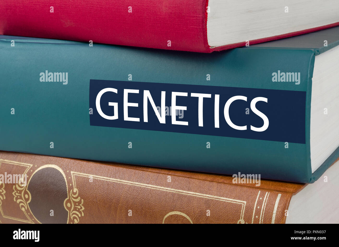 Book title genetics hi-res stock photography and images - Alamy