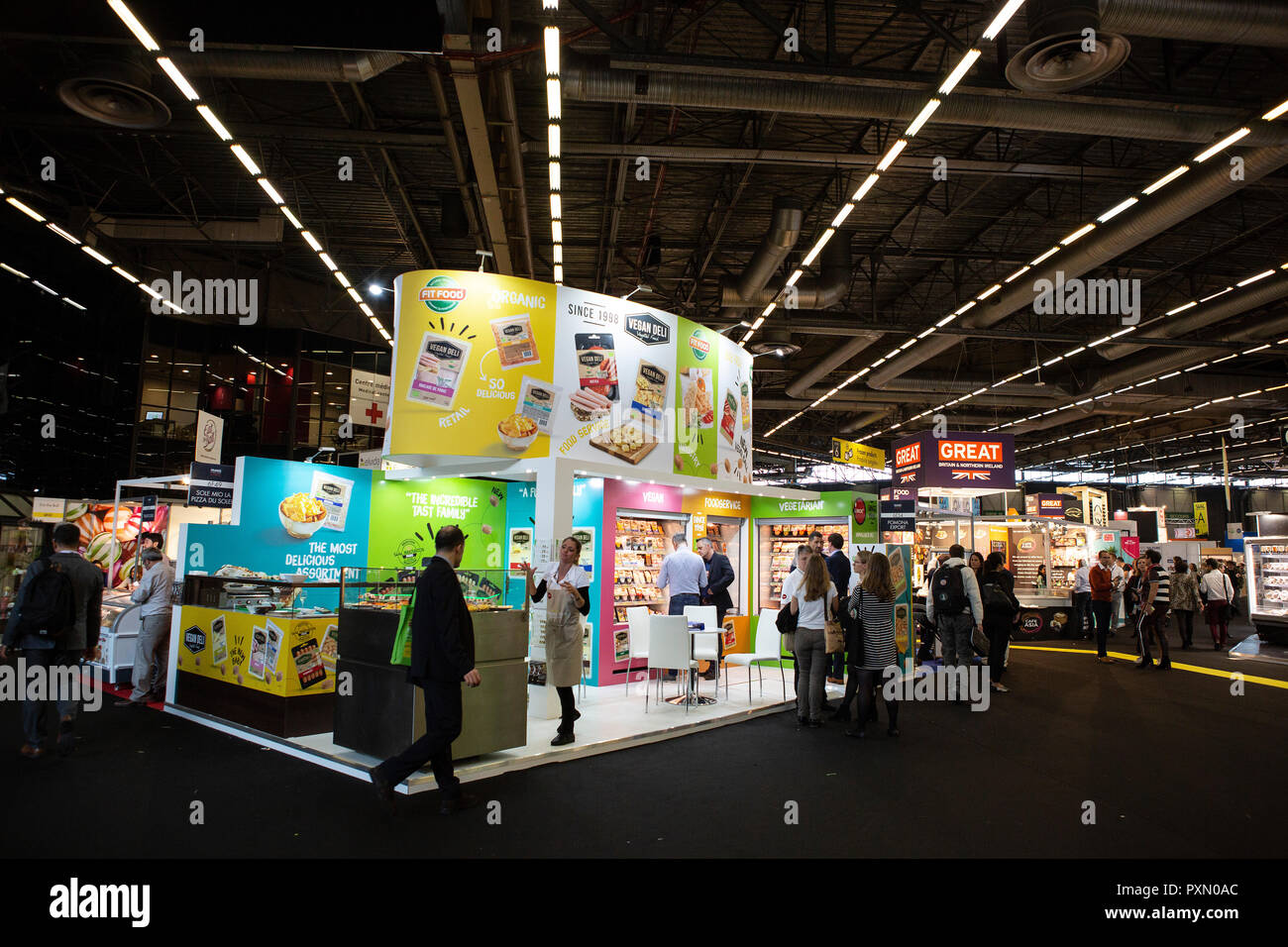 Stands at Sial 2018 Paris at Parc des e Expositions de Villepinte on ...