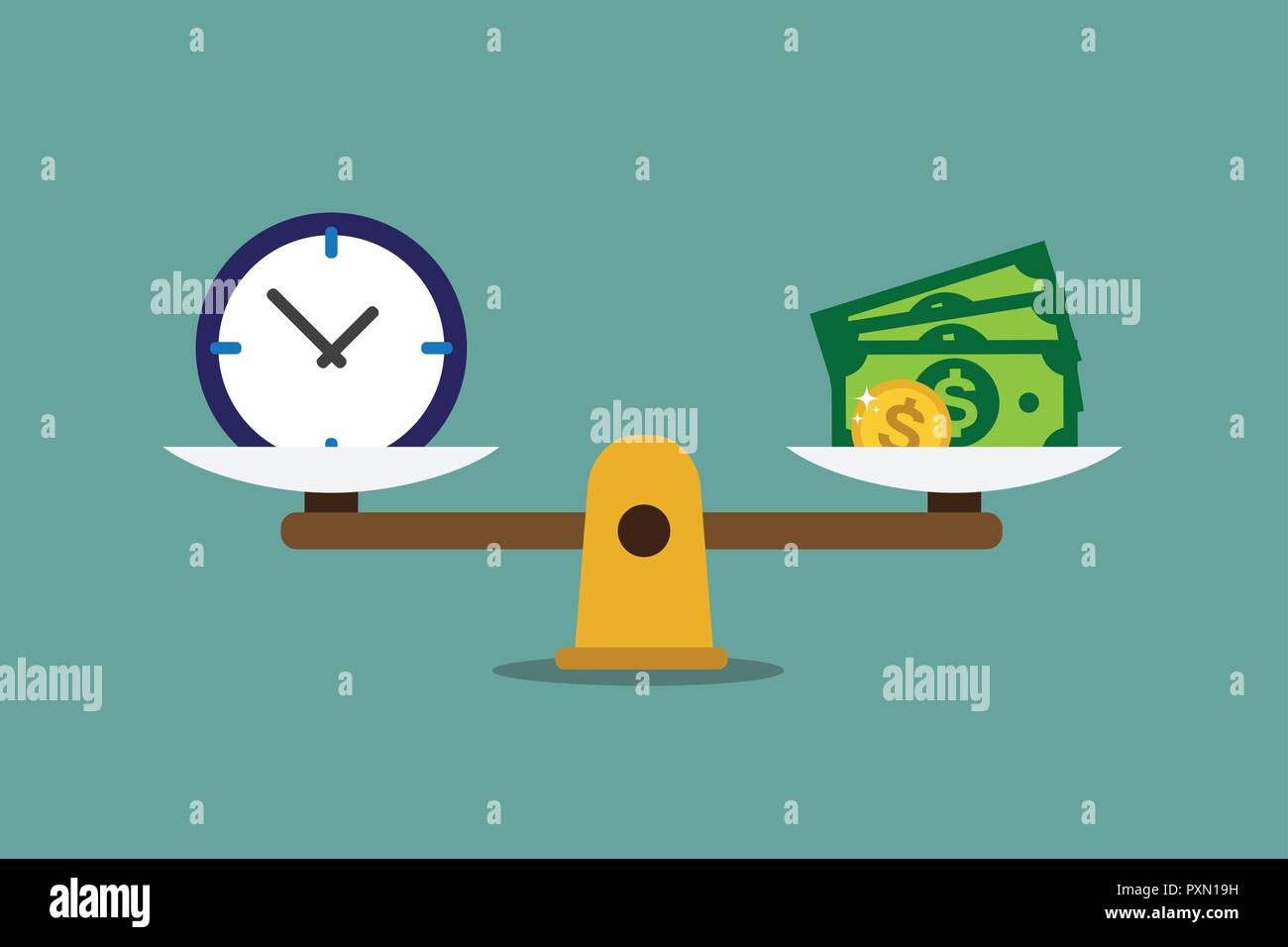 Scales money Stock Vector Images - Alamy