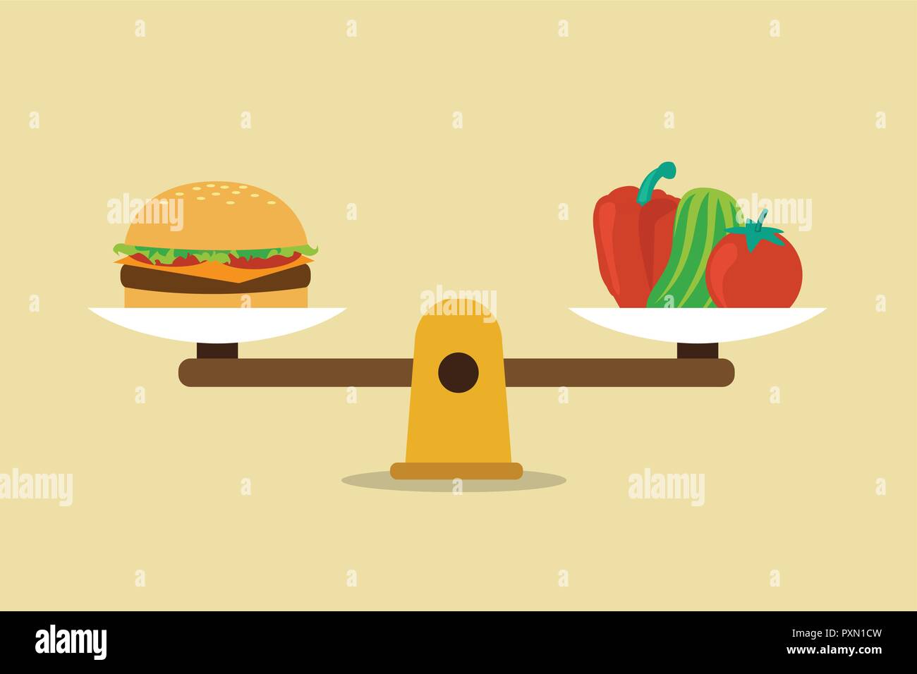 Vegetables hamburger Stock Vector Images - Alamy