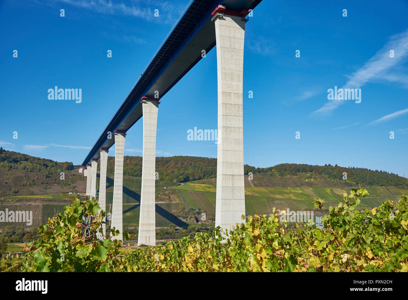High Moselle Bridge, Germany Stock Photo - Alamy