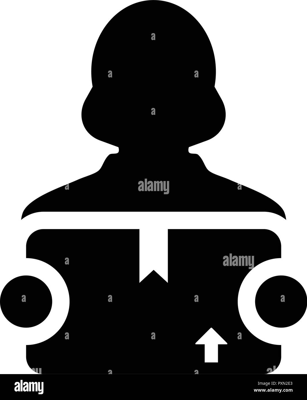 Ill woman profile Stock Vector Images - Alamy