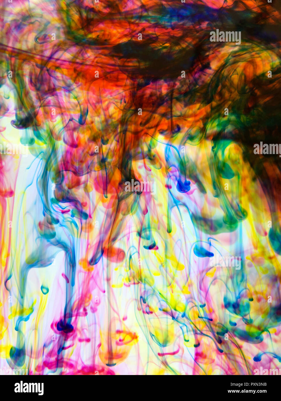 Coloured liquid cloud hi-res stock photography and images - Alamy