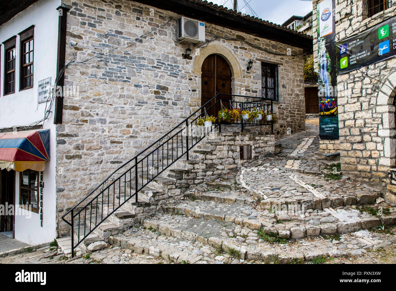 Berat Albania, Berati, UNESCO world heritage site, Albania, Europe ...