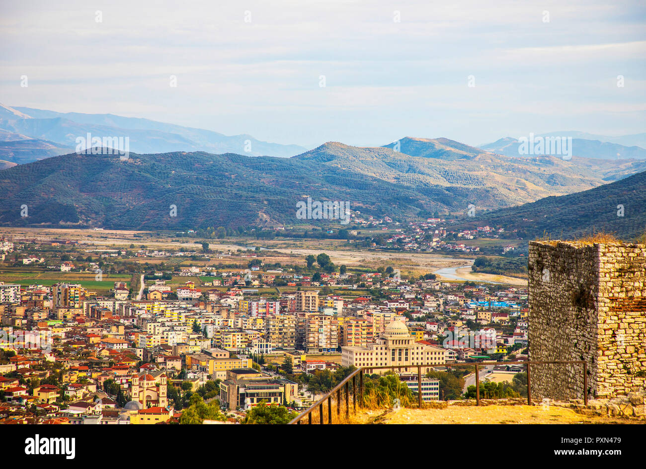 Berat Albania, Berati, UNESCO world heritage site, Albania, Europe ...