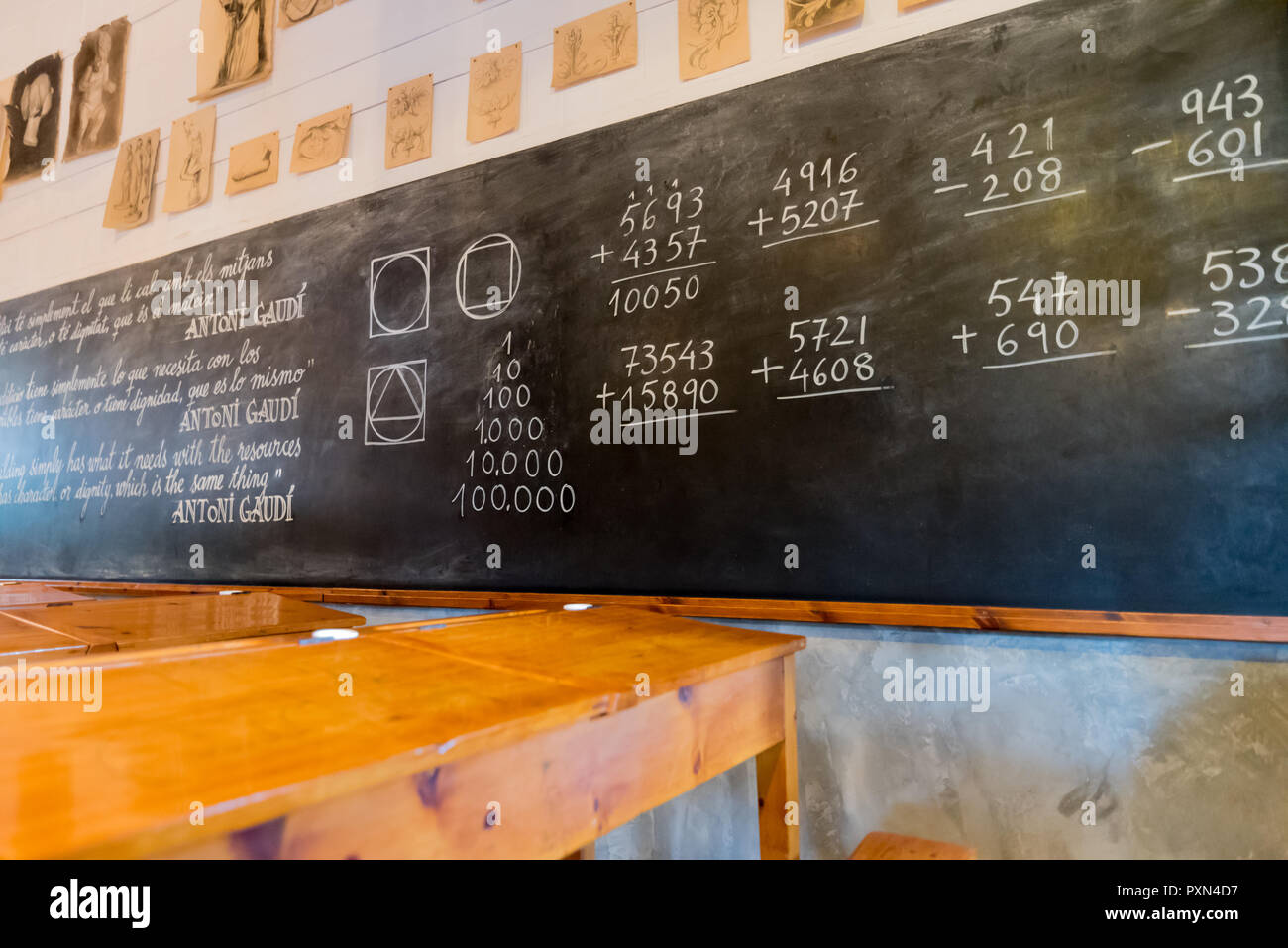 Old classroom spain hi-res stock photography and images - Alamy