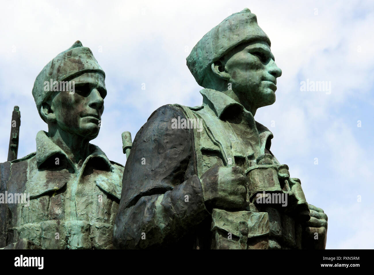Commando Memorial statue, monument to British Commandos in World War II ...