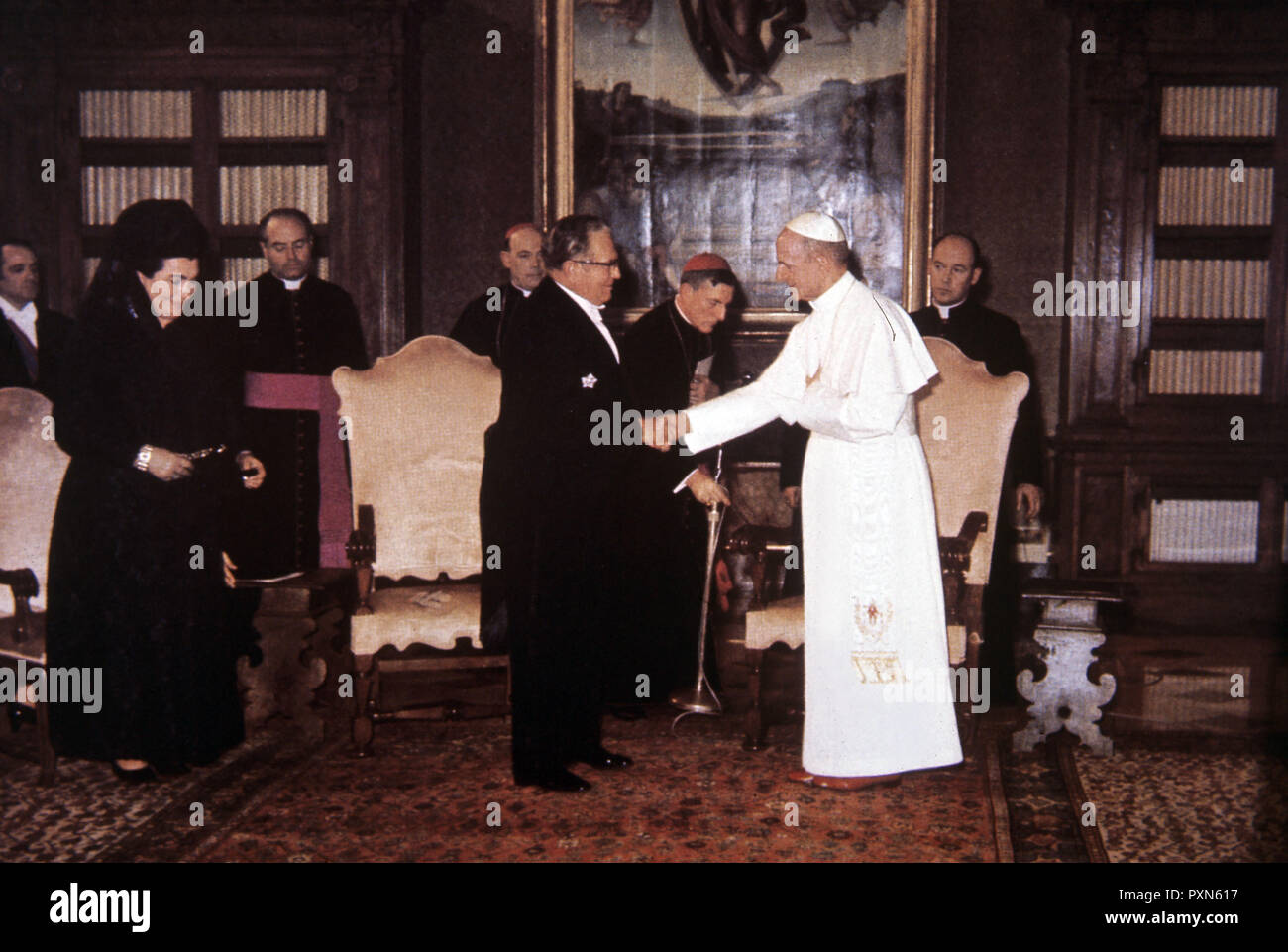 josip broz tito, pope paul VI Stock Photo - Alamy