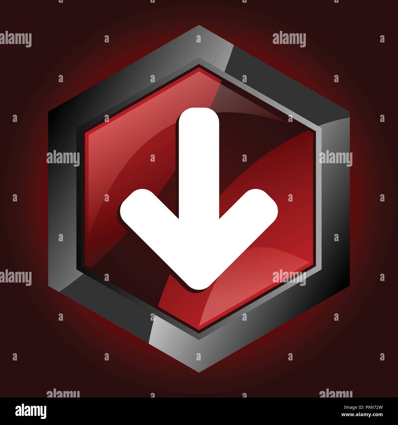 Downward direction Stock Vector Images - Alamy