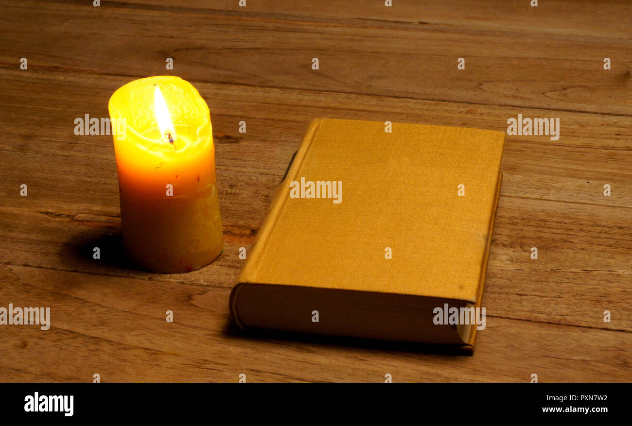 Poem book candle light hi-res stock photography and images - Alamy