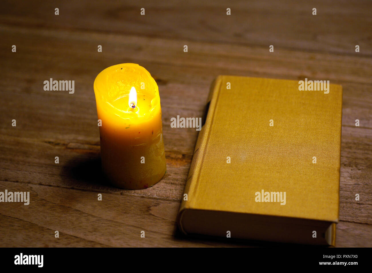 Reading poem candlelight hi-res stock photography and images - Alamy