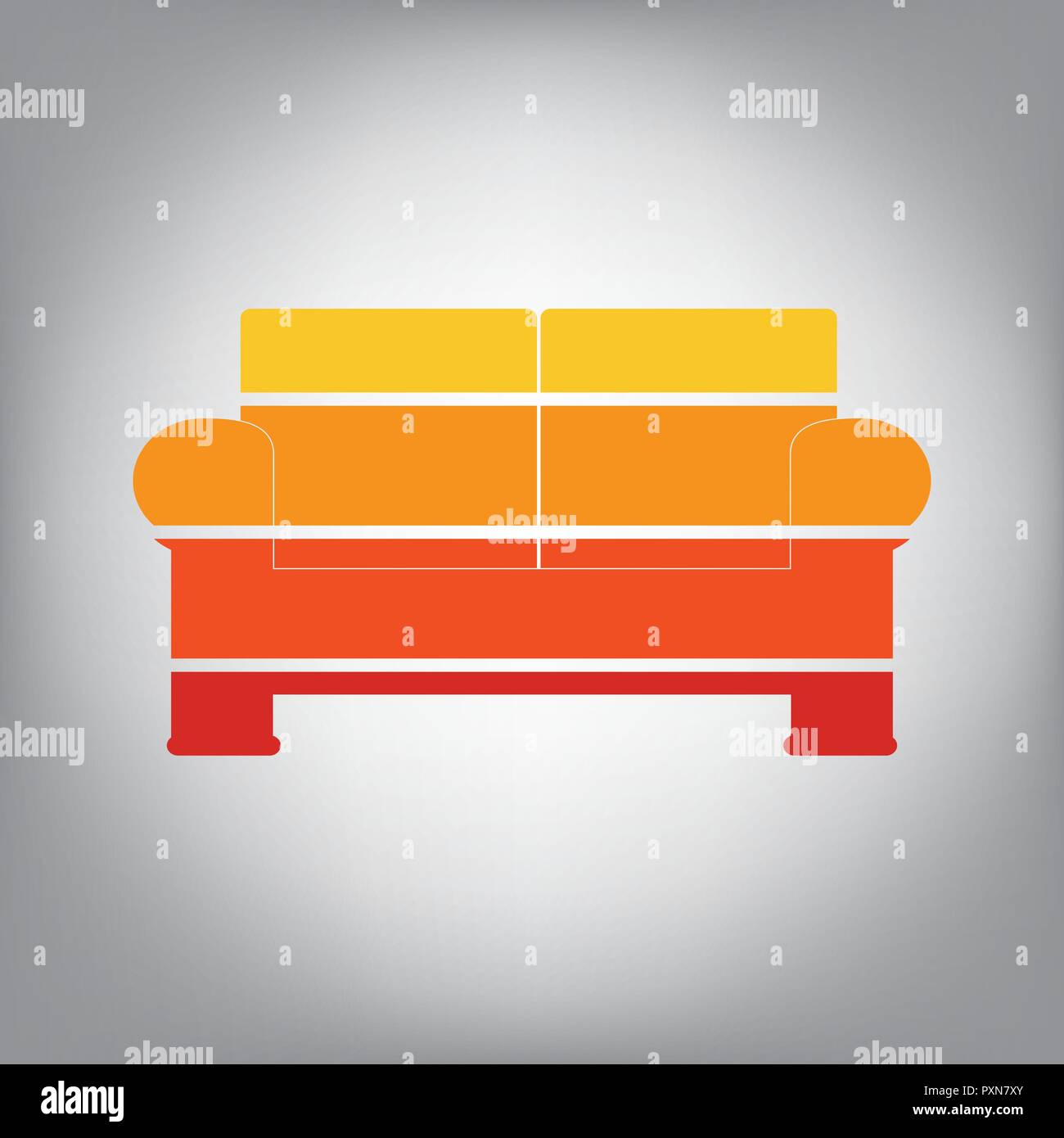 Sofa icon from interior Stock Vector Images - Alamy