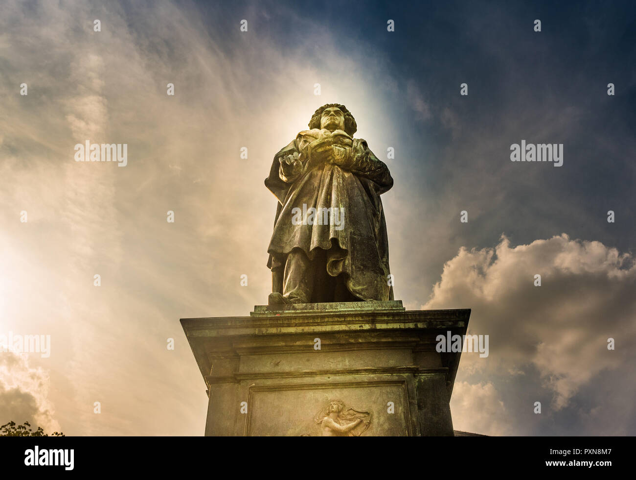 Beethoven Monument in Bonn, Germany.It was unveiled on 12 August 1845 ...