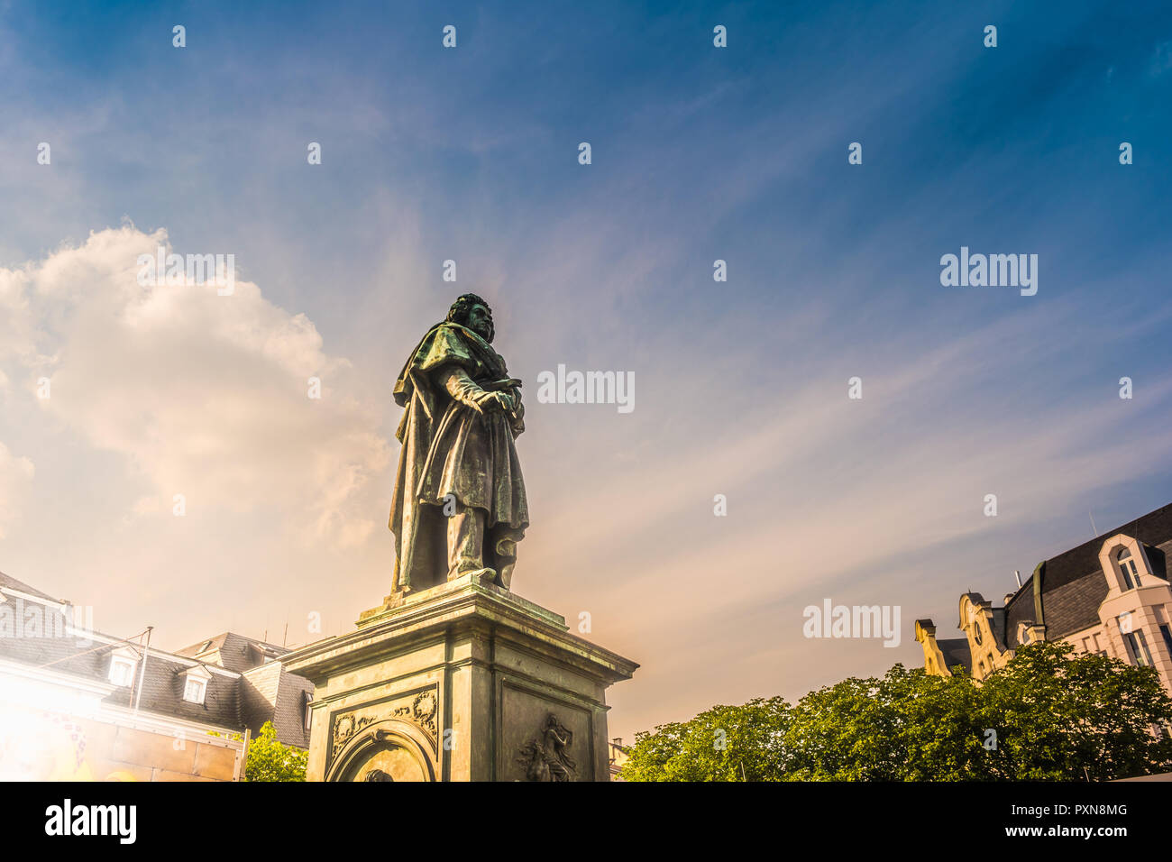 Beethoven Monument in Bonn, Germany.It was unveiled on 12 August 1845 ...