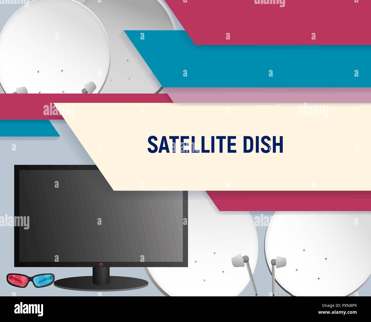 Television aerial design template Stock Vector Images - Alamy