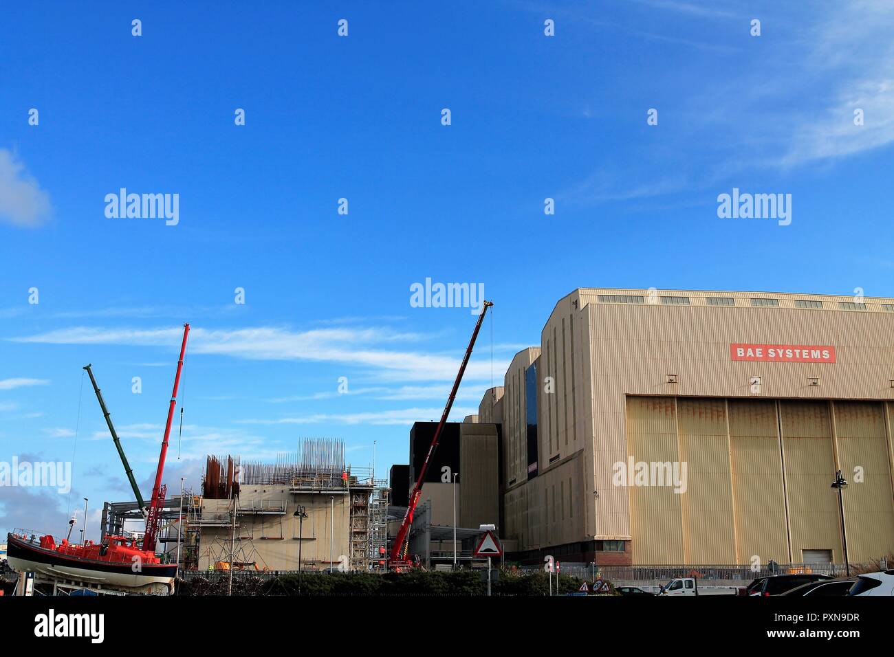 BAE SYSTEMS Barrow In Furness Cumbria uk Stock Photo - Alamy