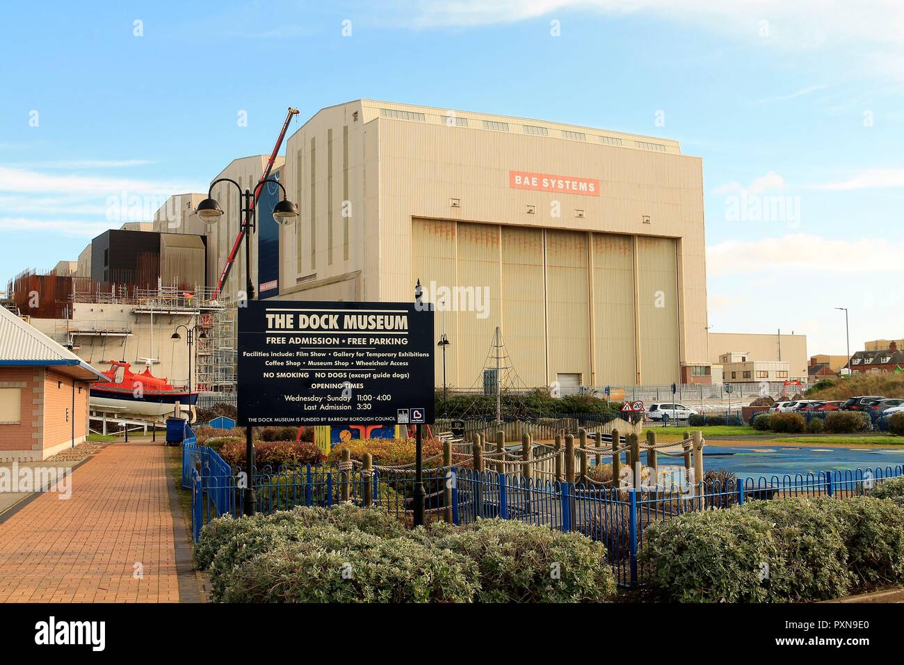BAE SYSTEMS Barrow In Furness Cumbria uk Stock Photo - Alamy