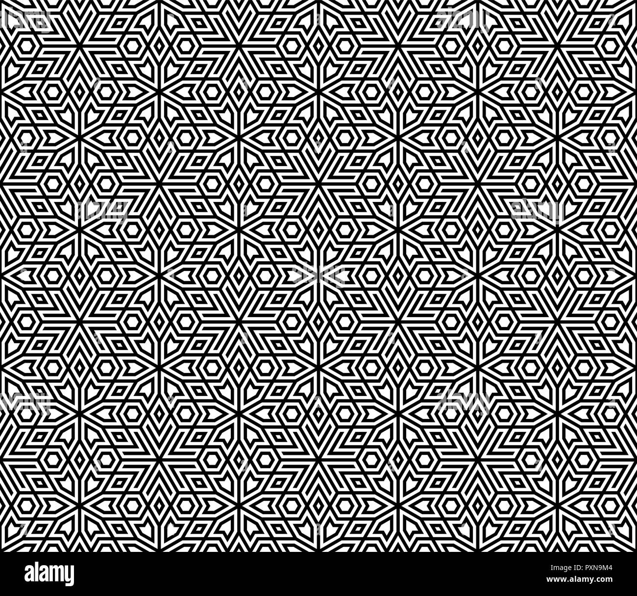 Seamless japanese patterns Black and White Stock Photos & Images - Alamy