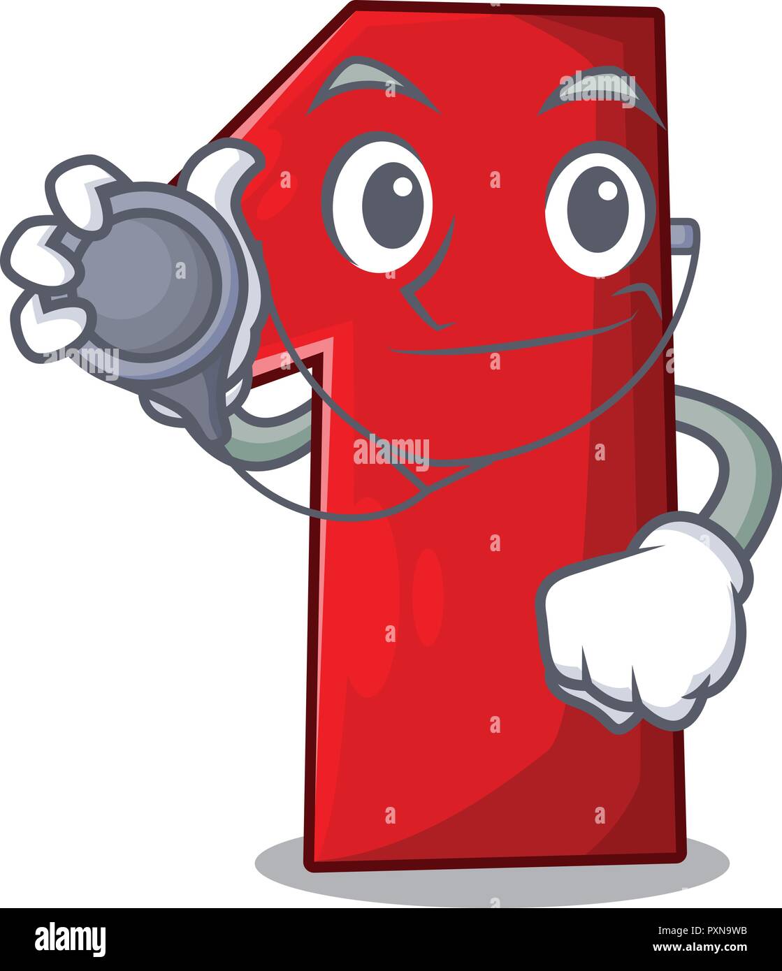 Doctor character number one on the platform Stock Vector Image & Art ...