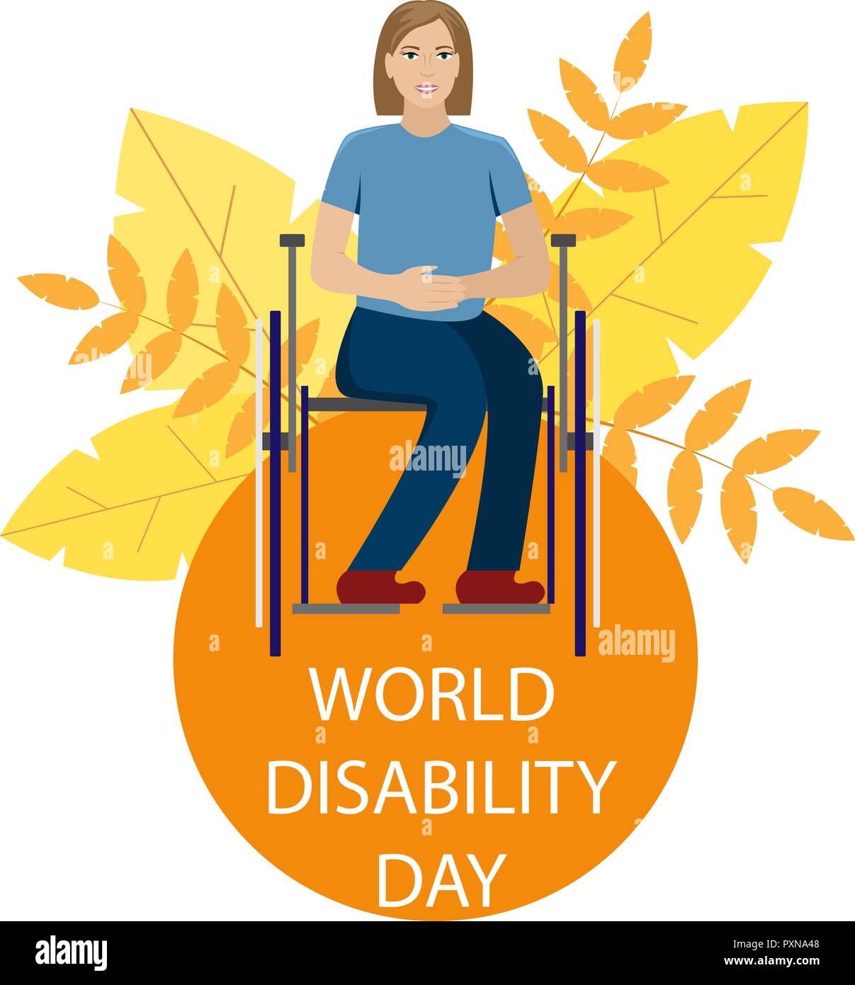 Disabilities vector vectors hi-res stock photography and images - Alamy
